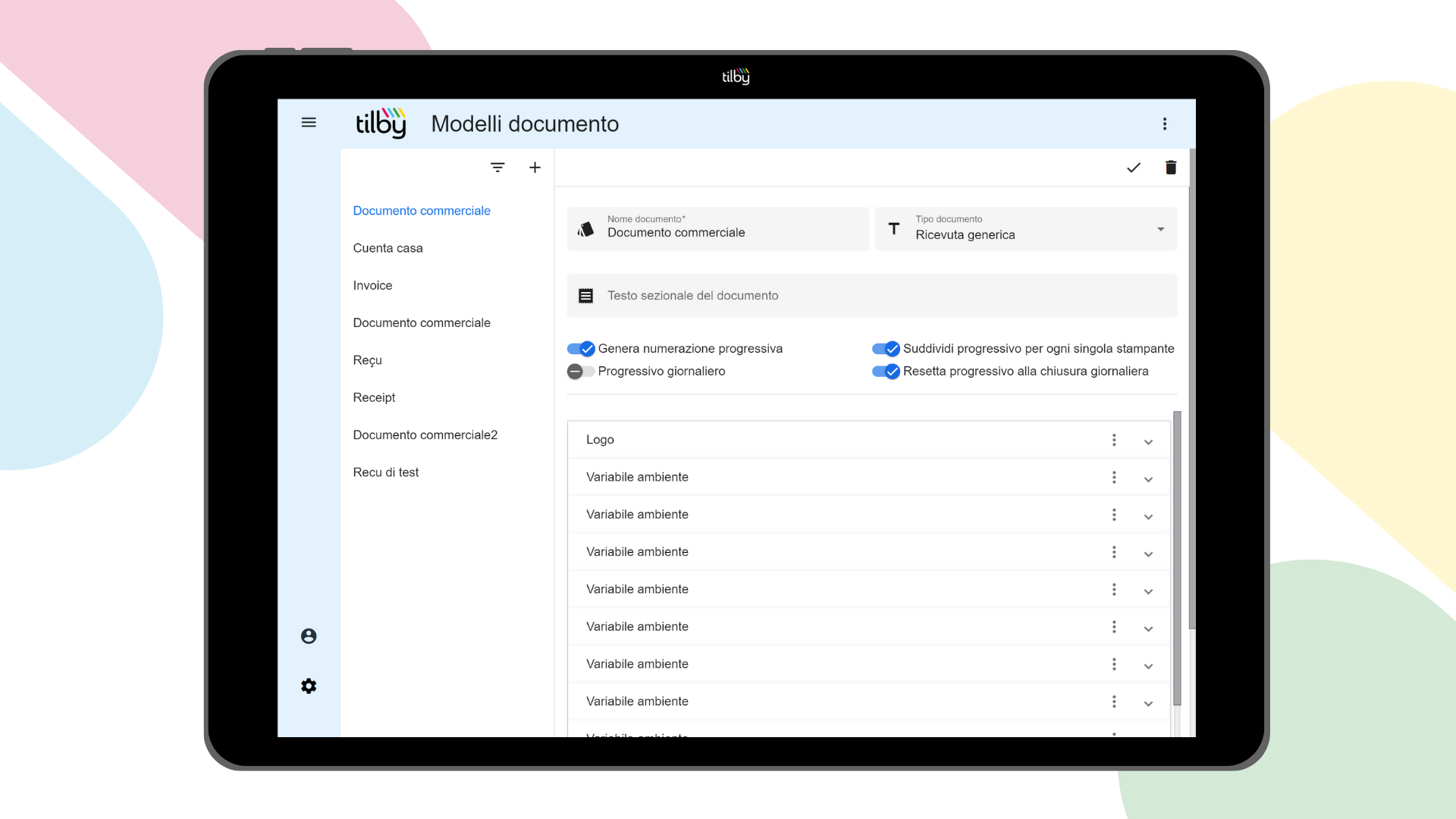 È disponibile la versione 4.3.8 di Tilby
